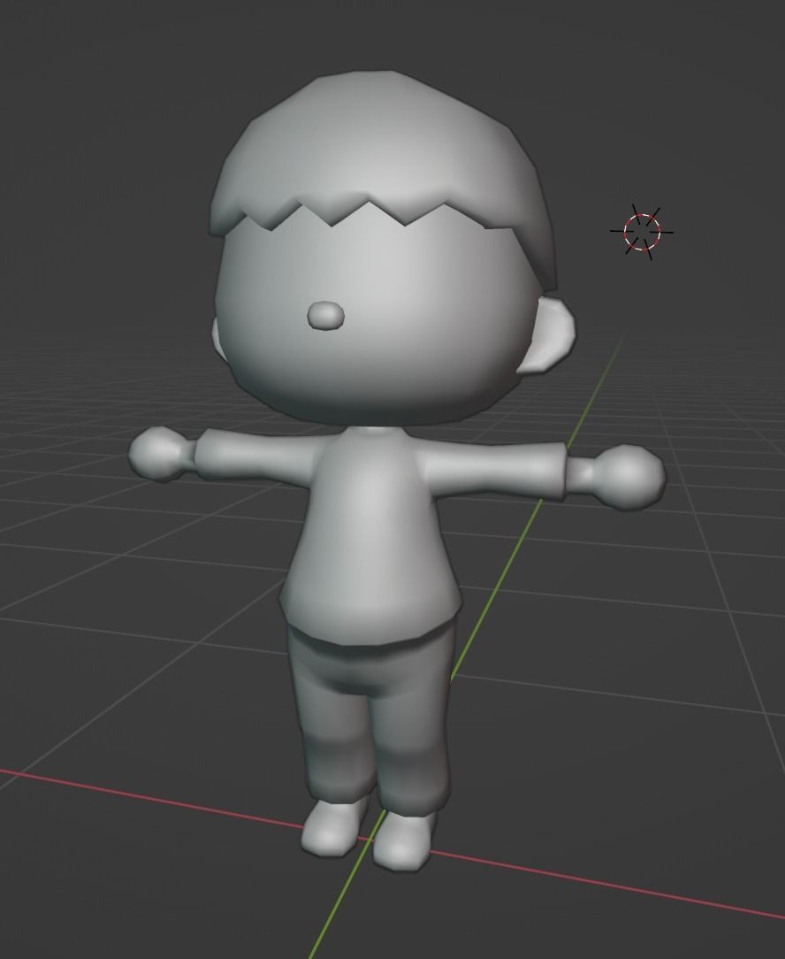 3D model Animal Crossing style character Rigged VR / AR / low-poly ...