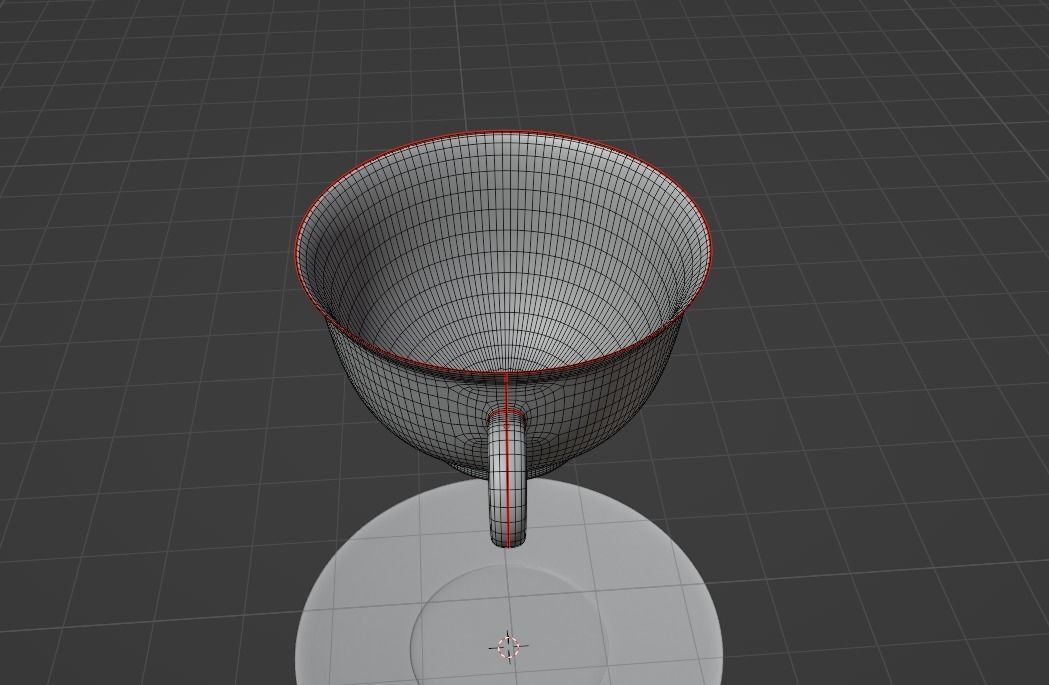 Tea Cup with flowers texture 3D model | CGTrader