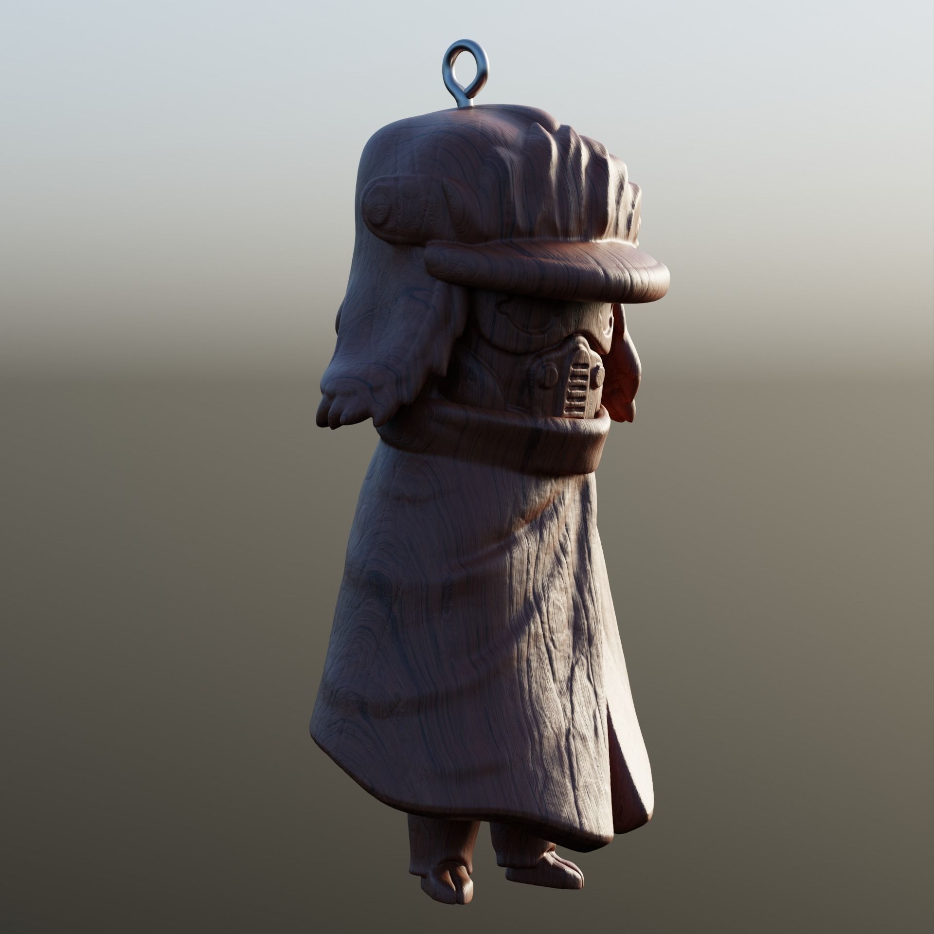 wooden Charon 78 keycharm for 3d printing 3D model 3D printable | CGTrader