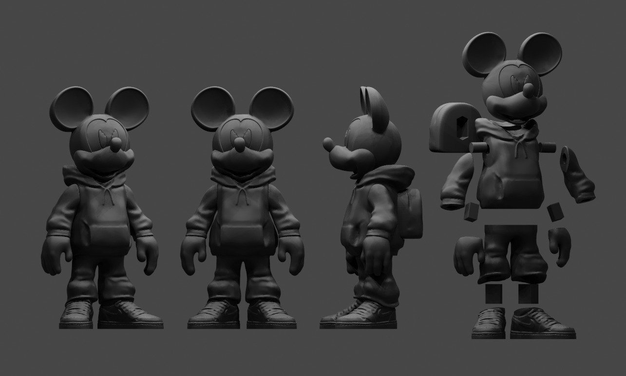 Mickey Mouse Urban 3D model 3D printable | CGTrader