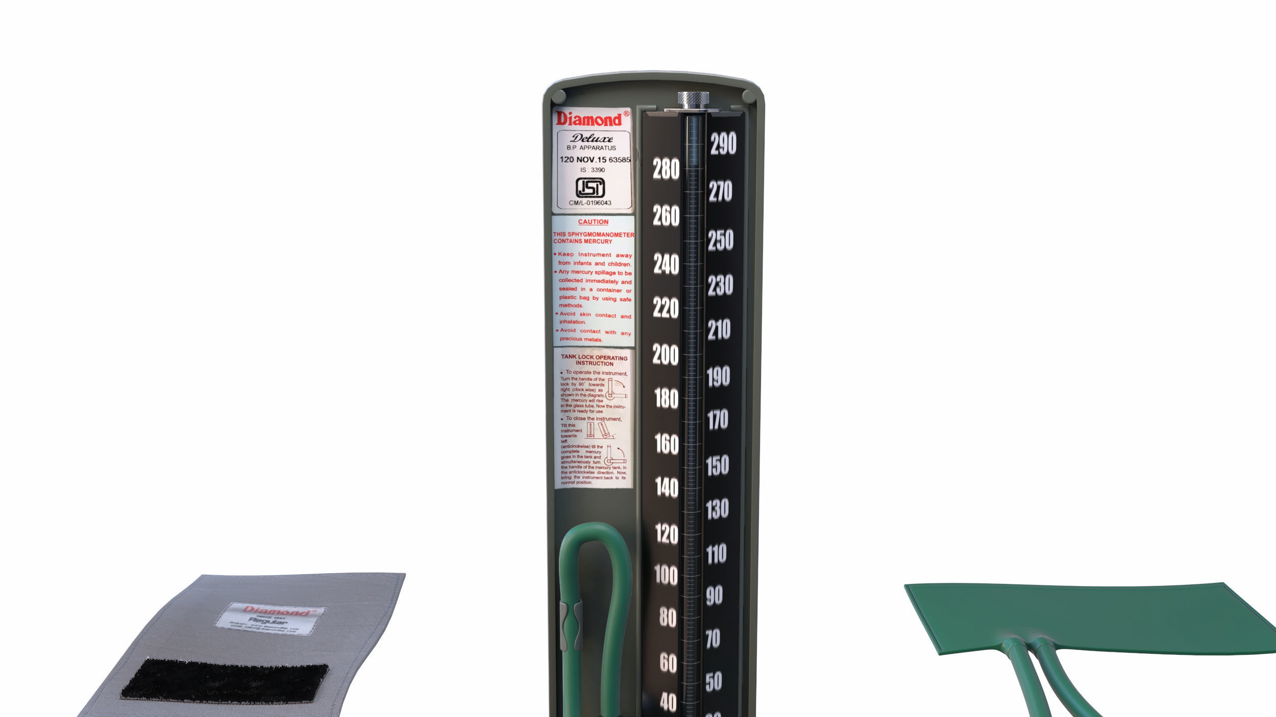 Mercury Sphygmomanometer 3D model | CGTrader