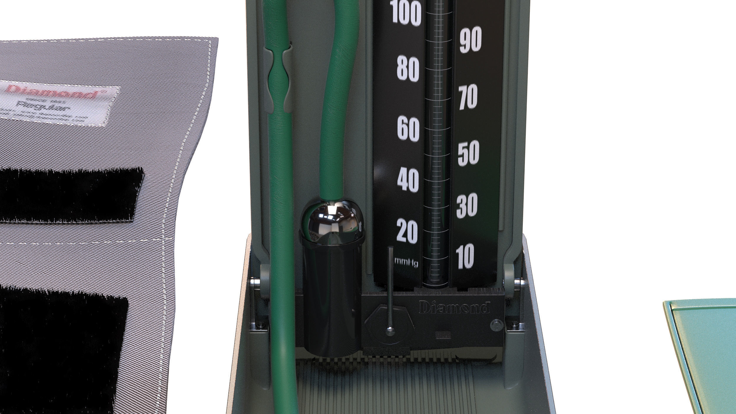 Mercury Sphygmomanometer 3D model | CGTrader
