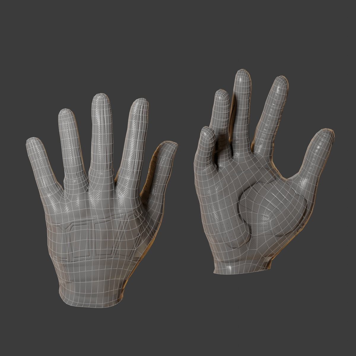 3D model VR Hand Gloves VR / AR / low-poly | CGTrader