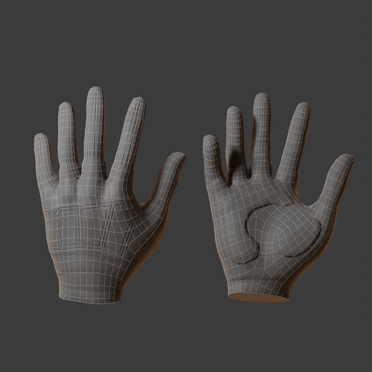 3D model VR Hand Gloves VR / AR / low-poly | CGTrader