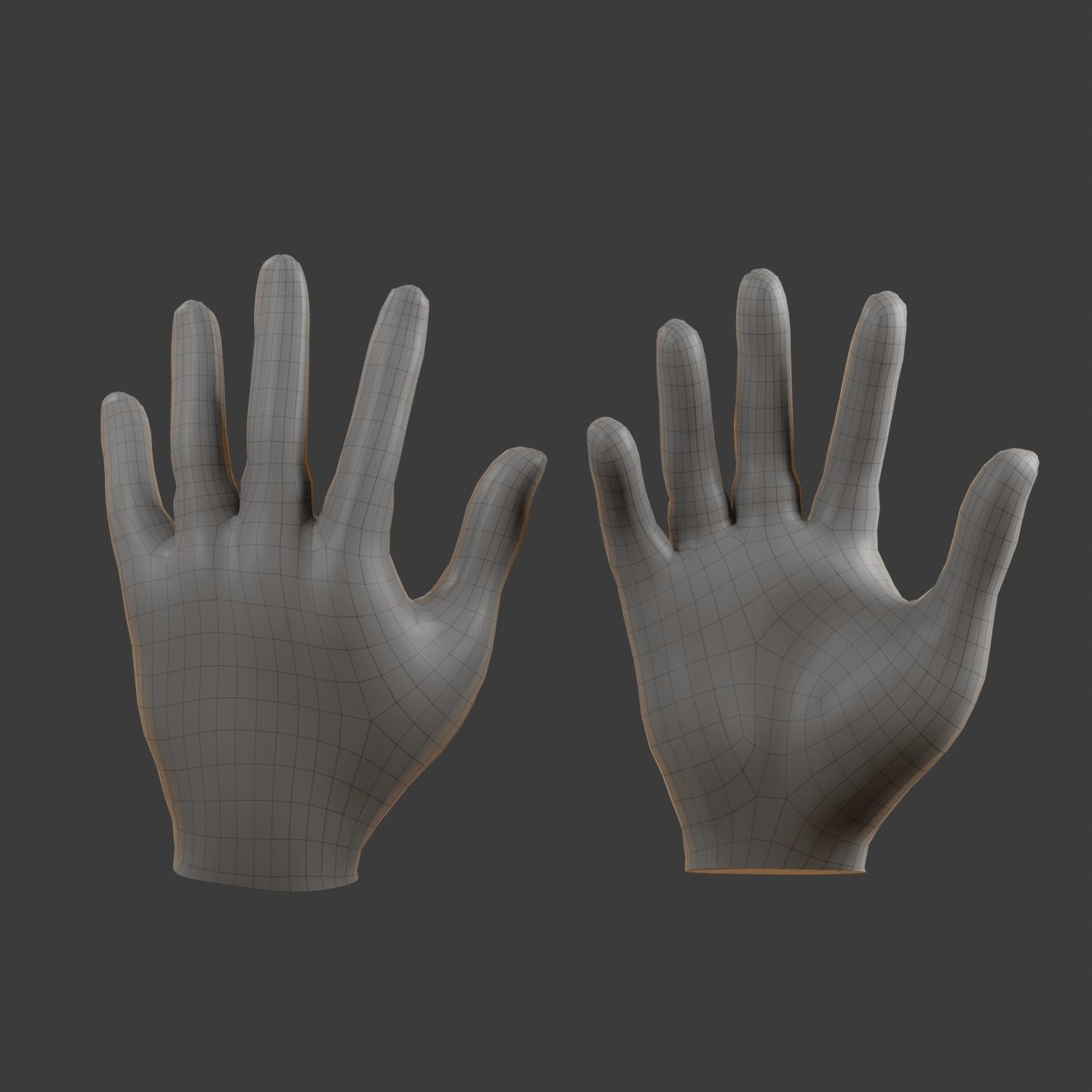 3D model VR Hand Gloves VR / AR / low-poly | CGTrader