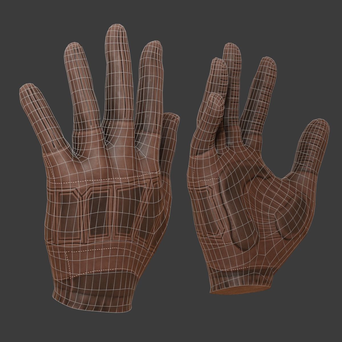 3D model VR Hand Gloves VR / AR / low-poly | CGTrader