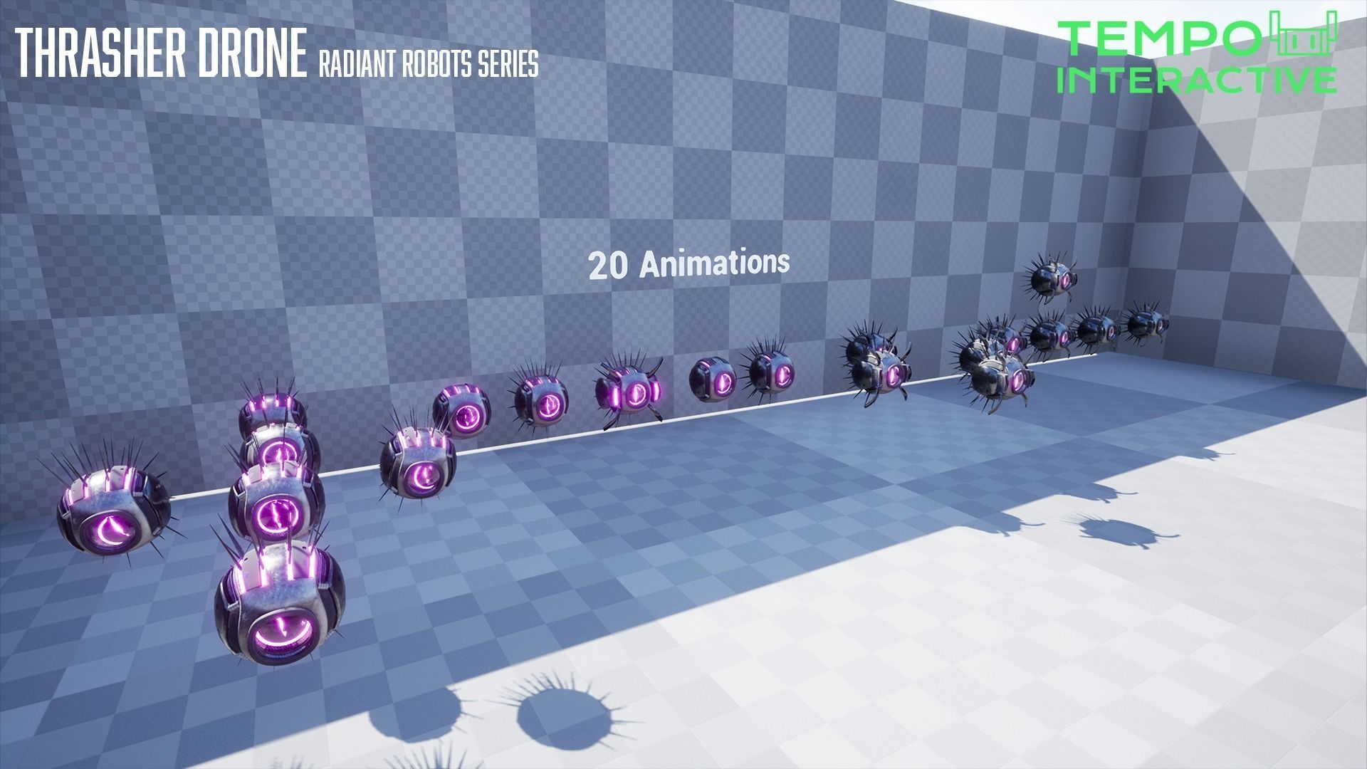 3D model Thrasher - Radiant Robots Series VR / AR / low-poly | CGTrader