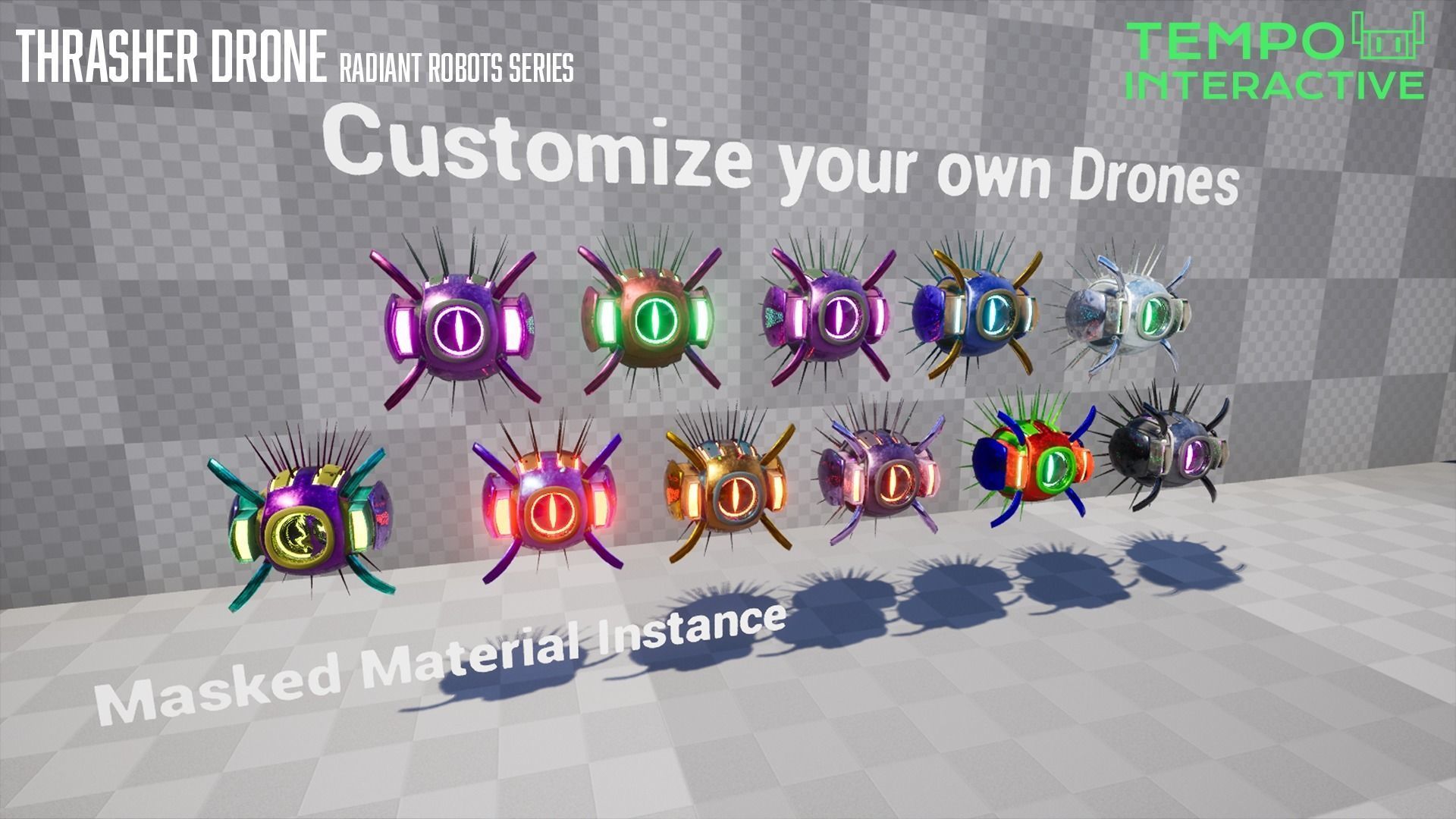 3D model Thrasher - Radiant Robots Series VR / AR / low-poly | CGTrader