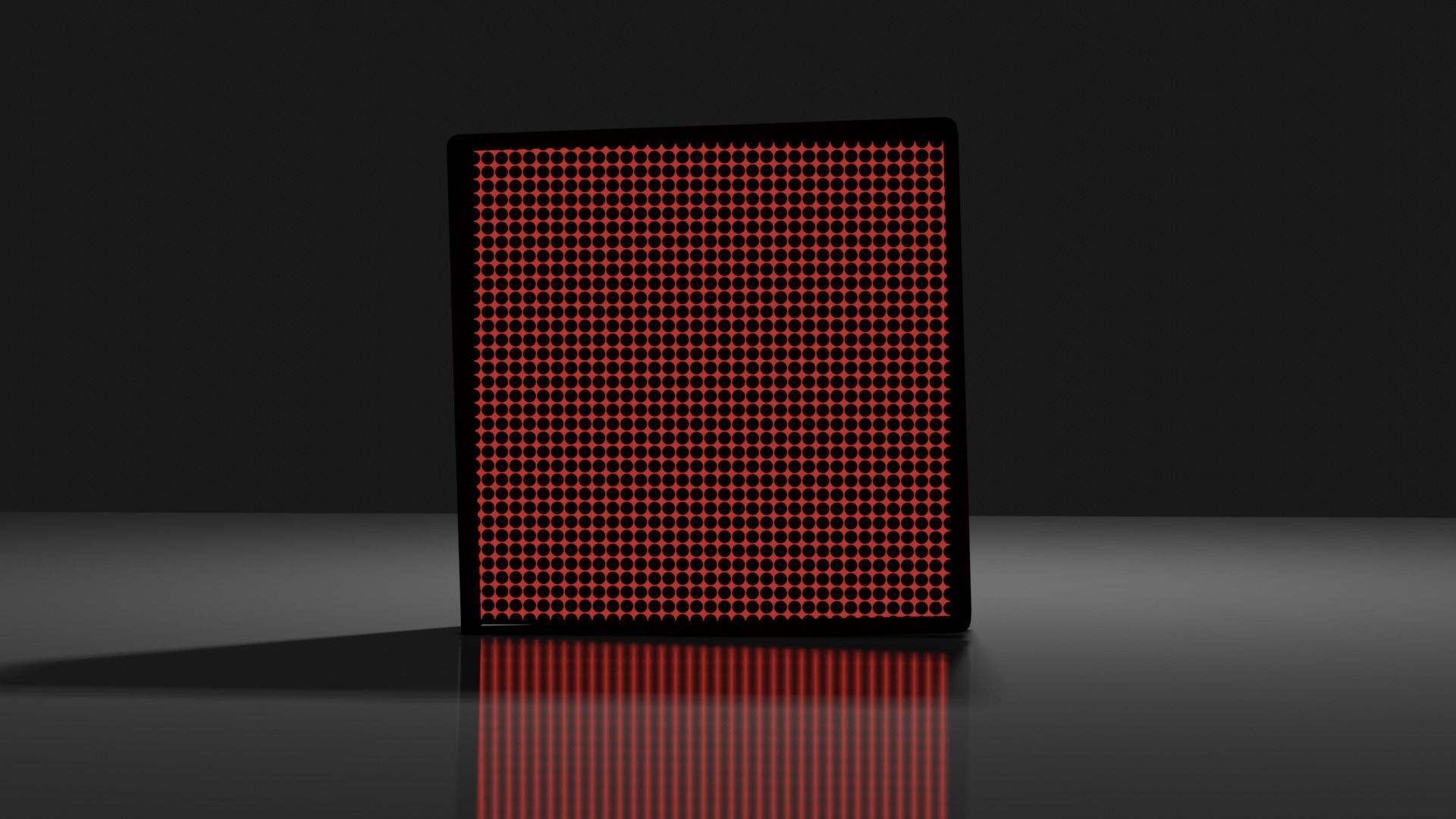 LED BANNER 3D model animated | CGTrader