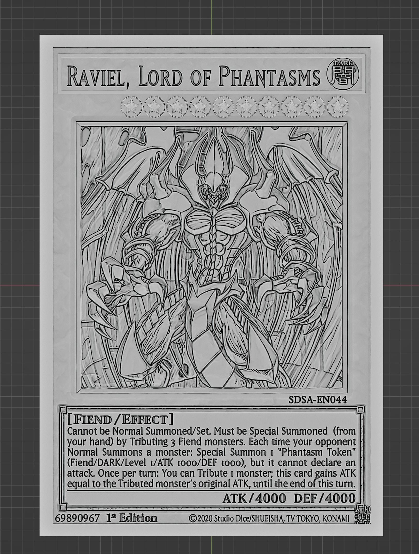 uria raviel and hamon lords - yugioh 3D model 3D printable | CGTrader