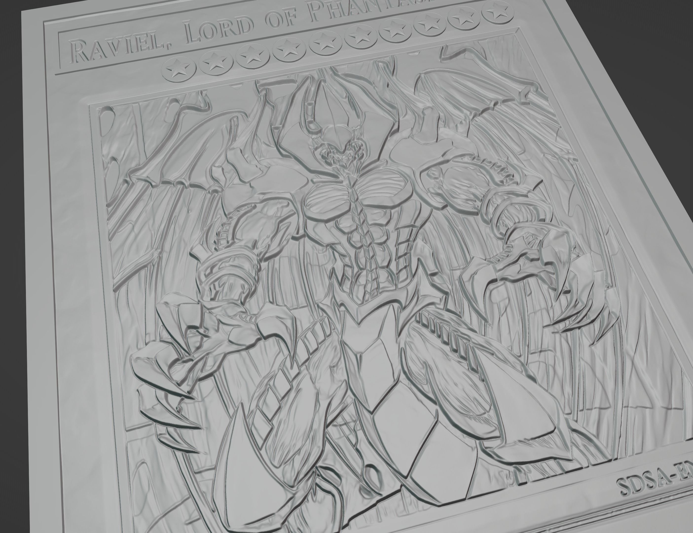 uria raviel and hamon lords - yugioh 3D model 3D printable | CGTrader