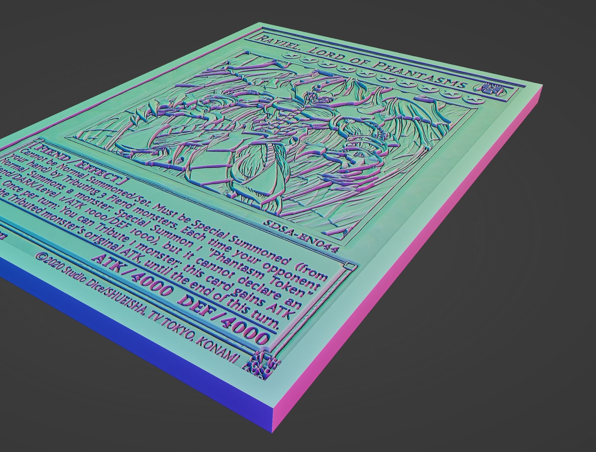 uria raviel and hamon lords - yugioh 3D model 3D printable | CGTrader