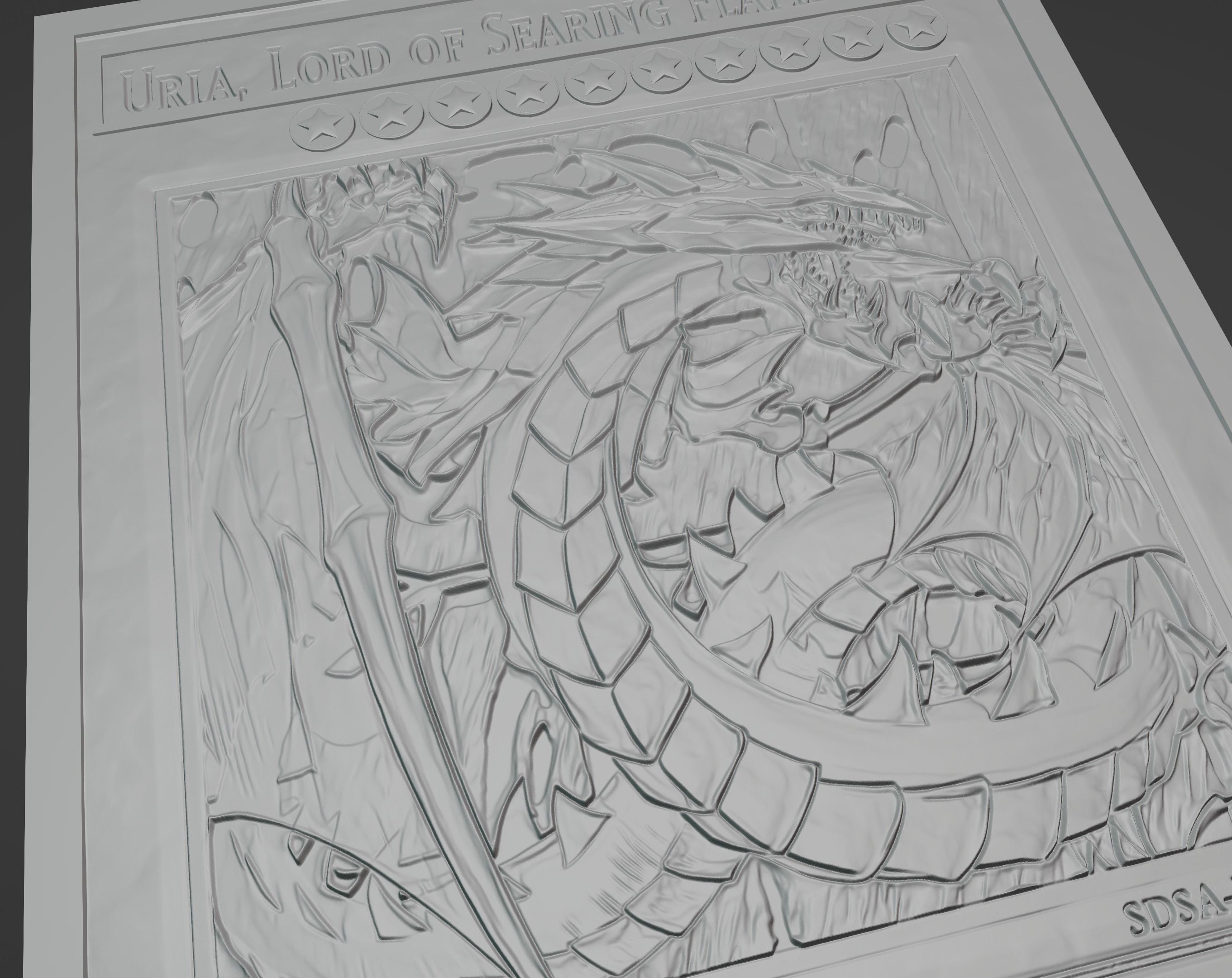 uria raviel and hamon lords - yugioh 3D model 3D printable | CGTrader