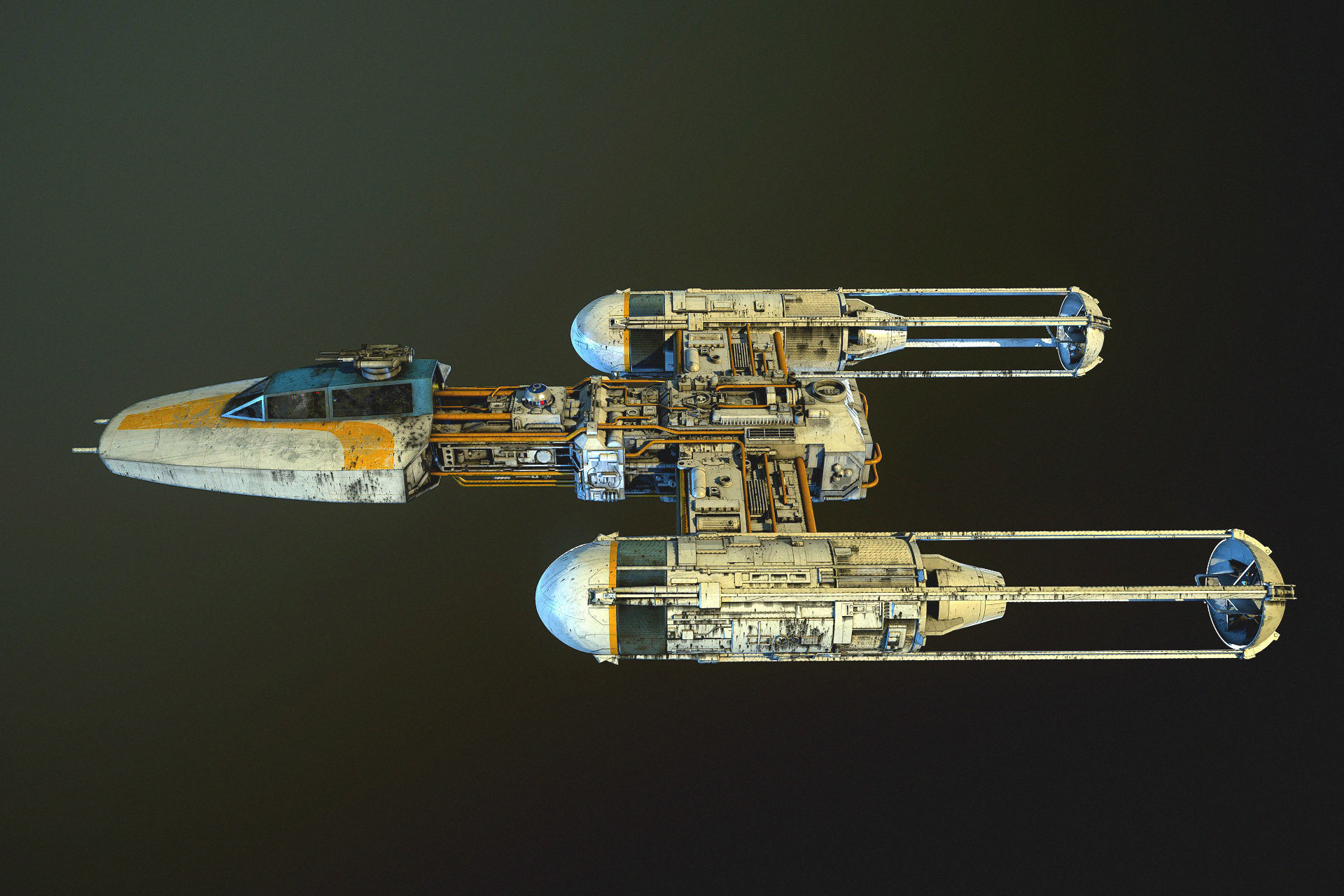 Y-wing Starfighter Star Wars 3D model | CGTrader