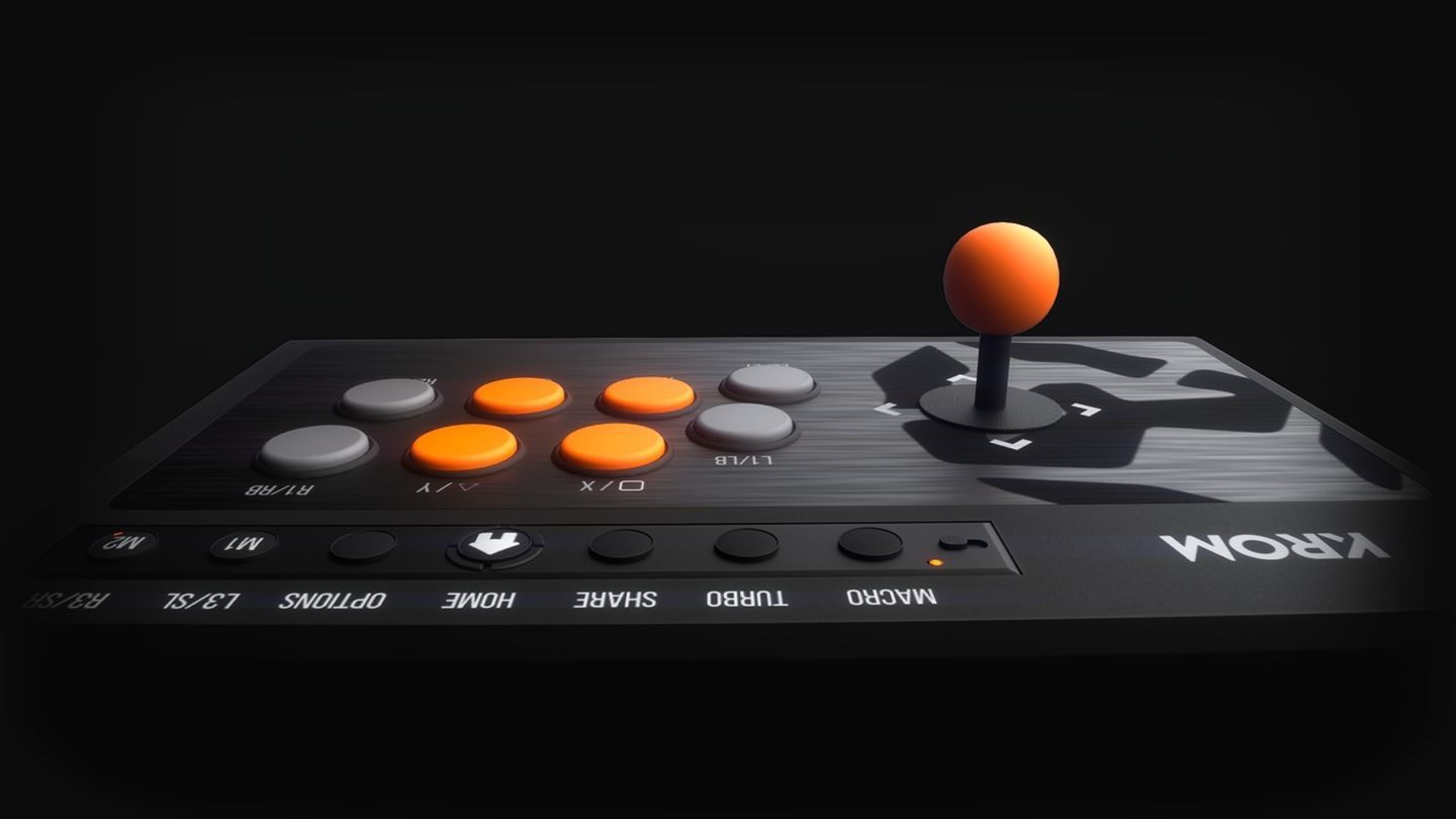 Arcade fight stick krom 3D model | CGTrader
