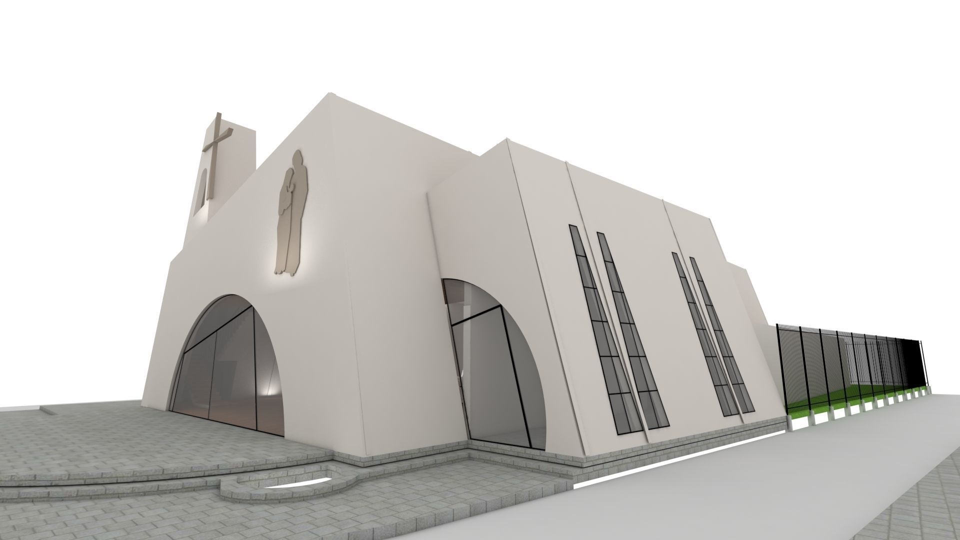 Catholic Church Sacred Family 3D model | CGTrader