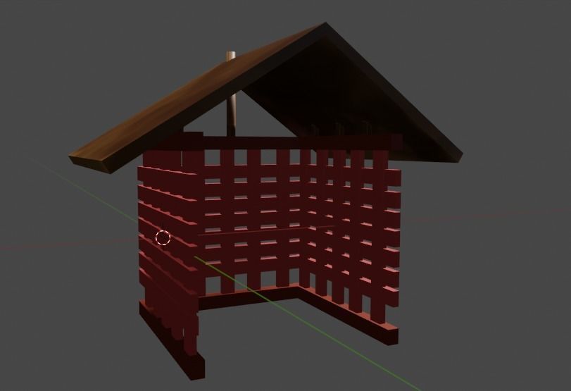 3D model The Hut 3d Model in blender VR / AR / low-poly | CGTrader