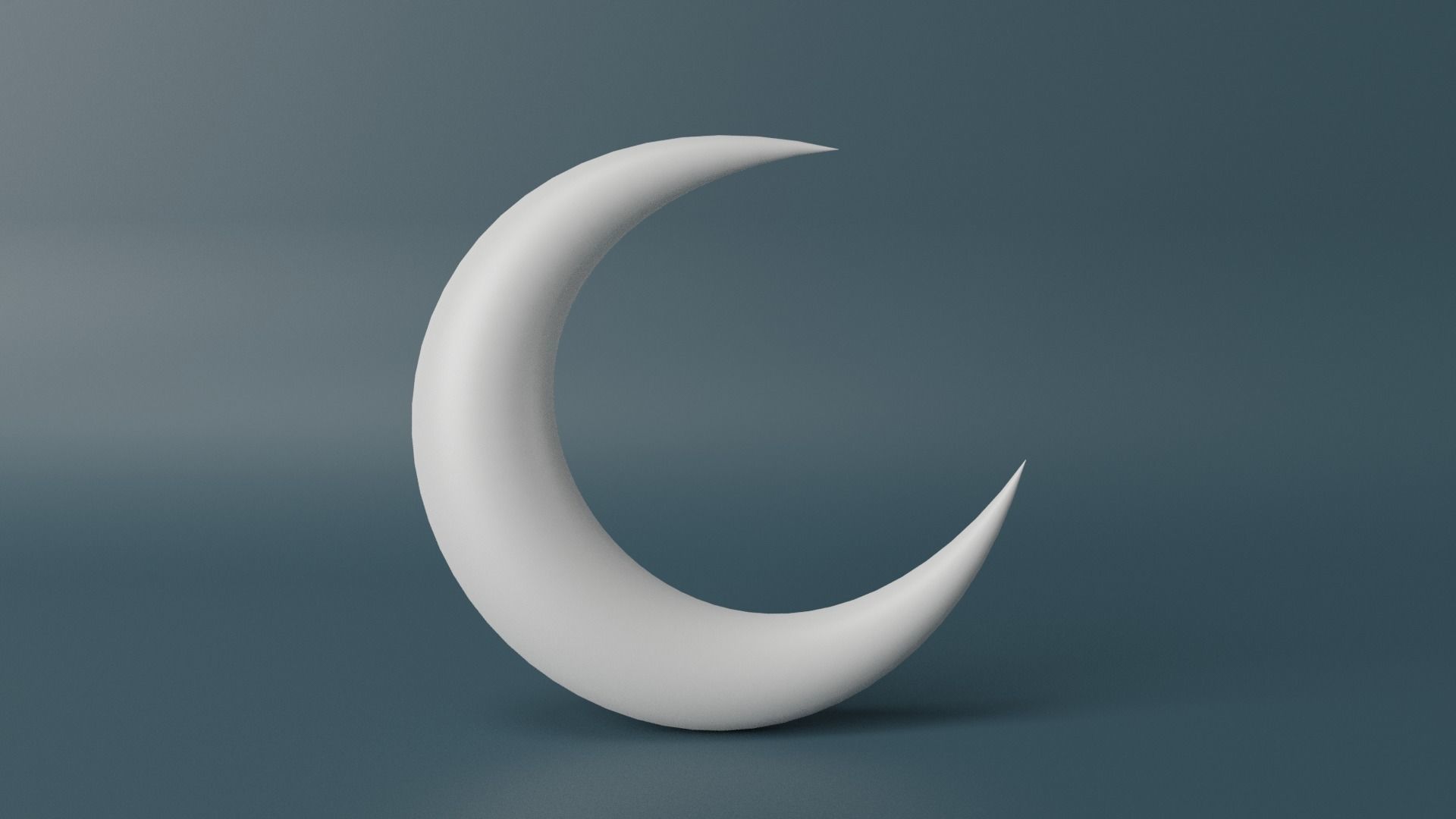 3D model Crescent Moon VR / AR / low-poly | CGTrader