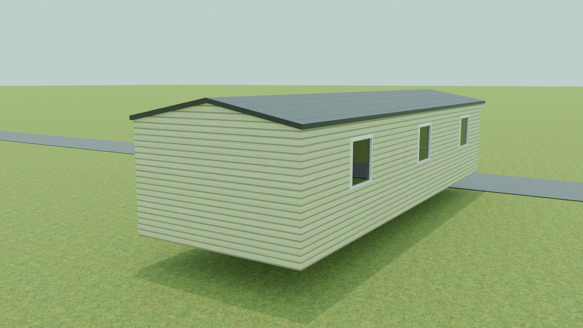 3D model Mobile Home Static Caravan Trailer VR / AR / low-poly | CGTrader