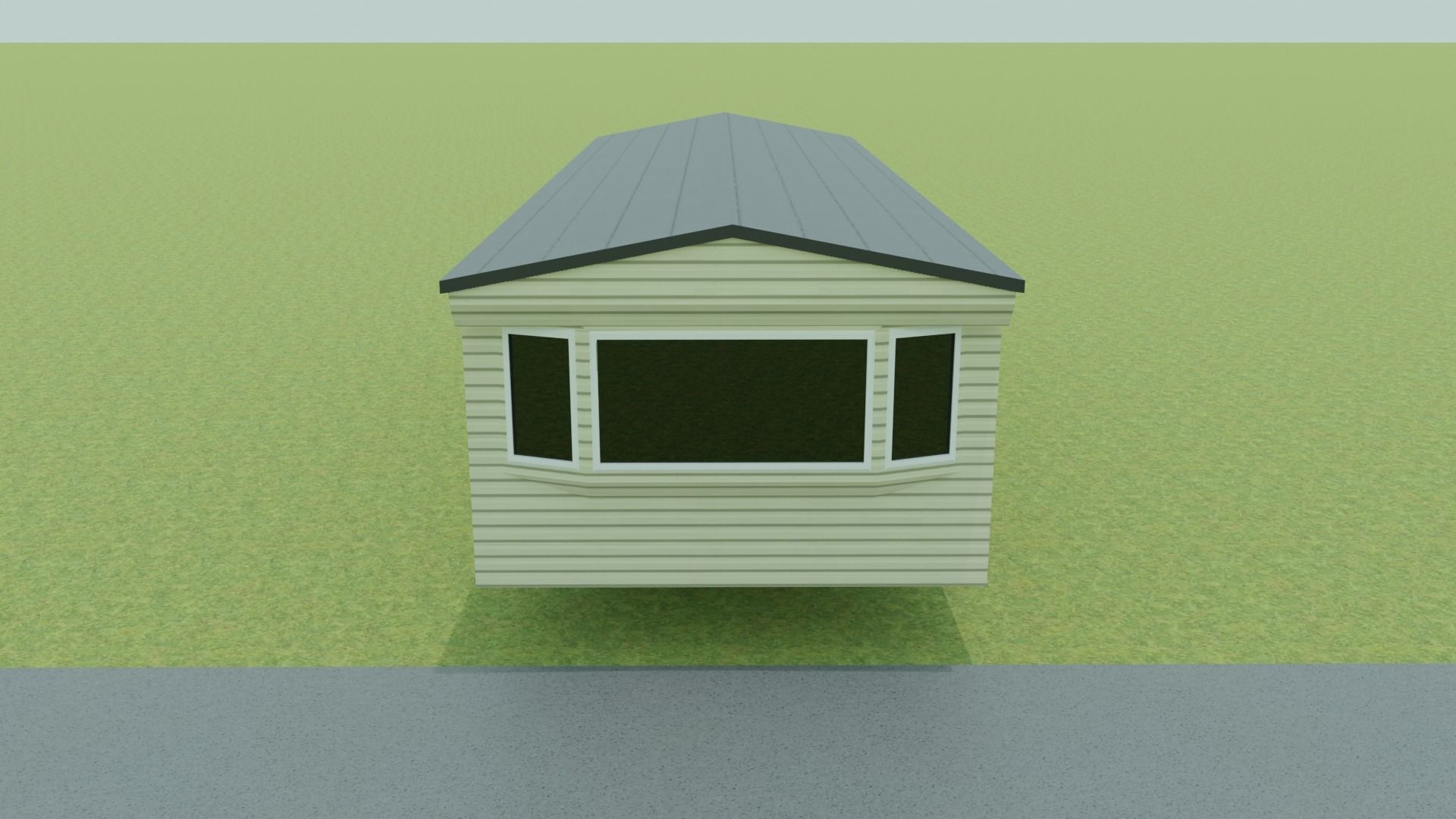 3D model Mobile Home Static Caravan Trailer VR / AR / low-poly | CGTrader