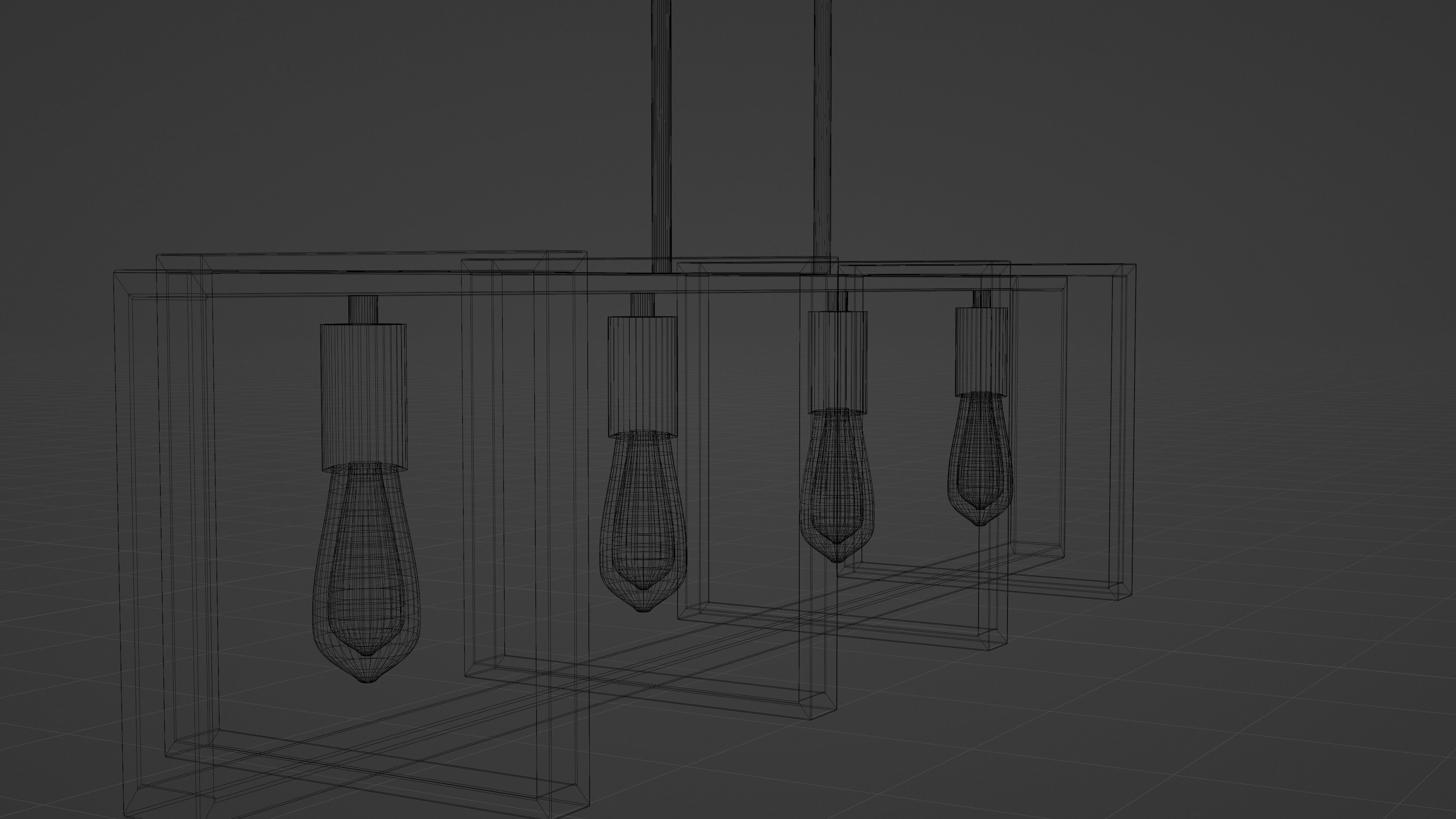 Contemporary Light Fixture 3D model | CGTrader