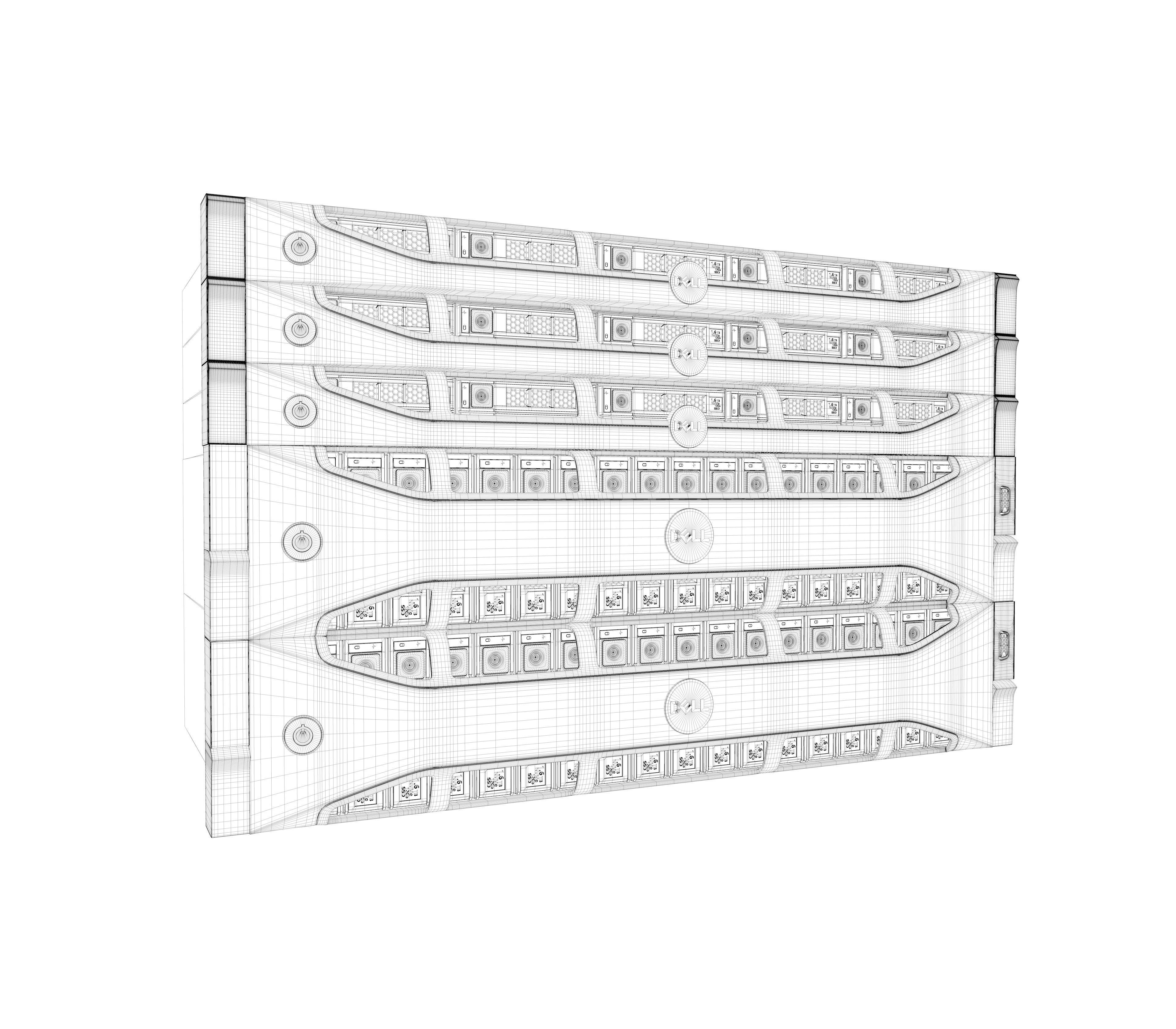 Data Server and Network Rack 3D model | CGTrader