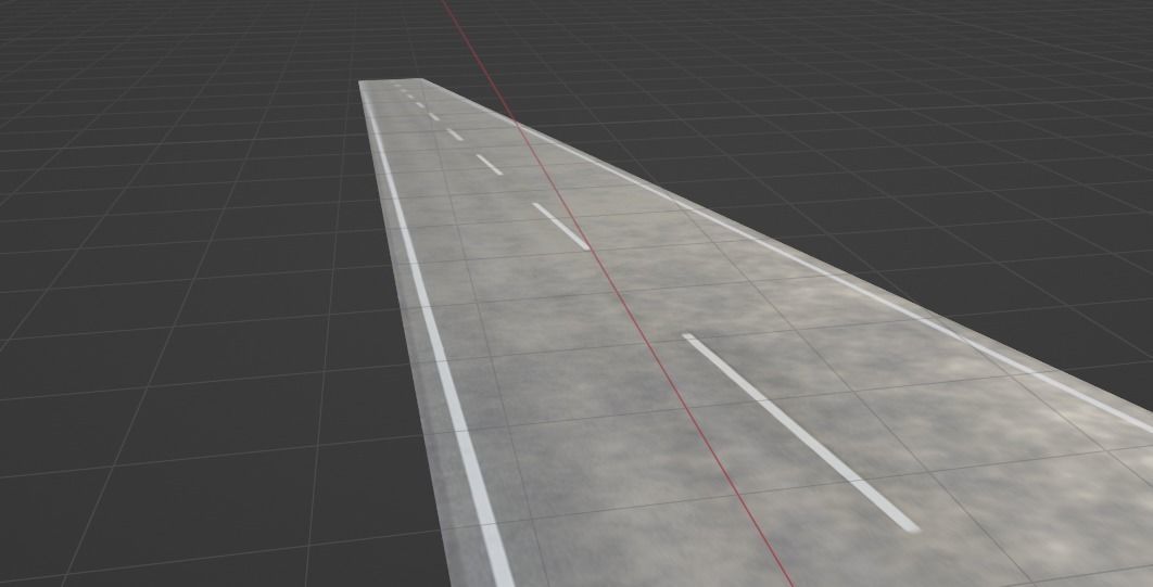 Town City Street Simple Road free VR / AR / low-poly 3D model | CGTrader