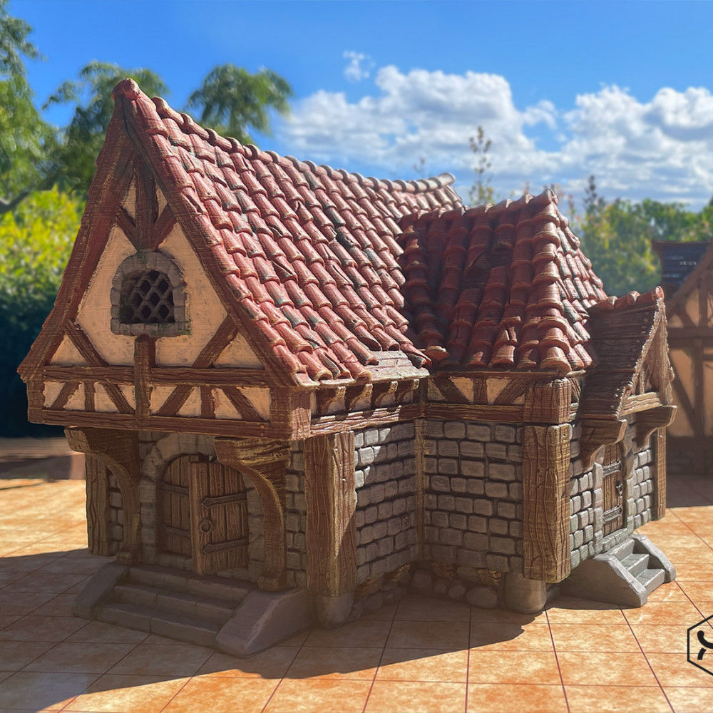 The Snoring Warrior Tavern free 3D model 3D printable | CGTrader