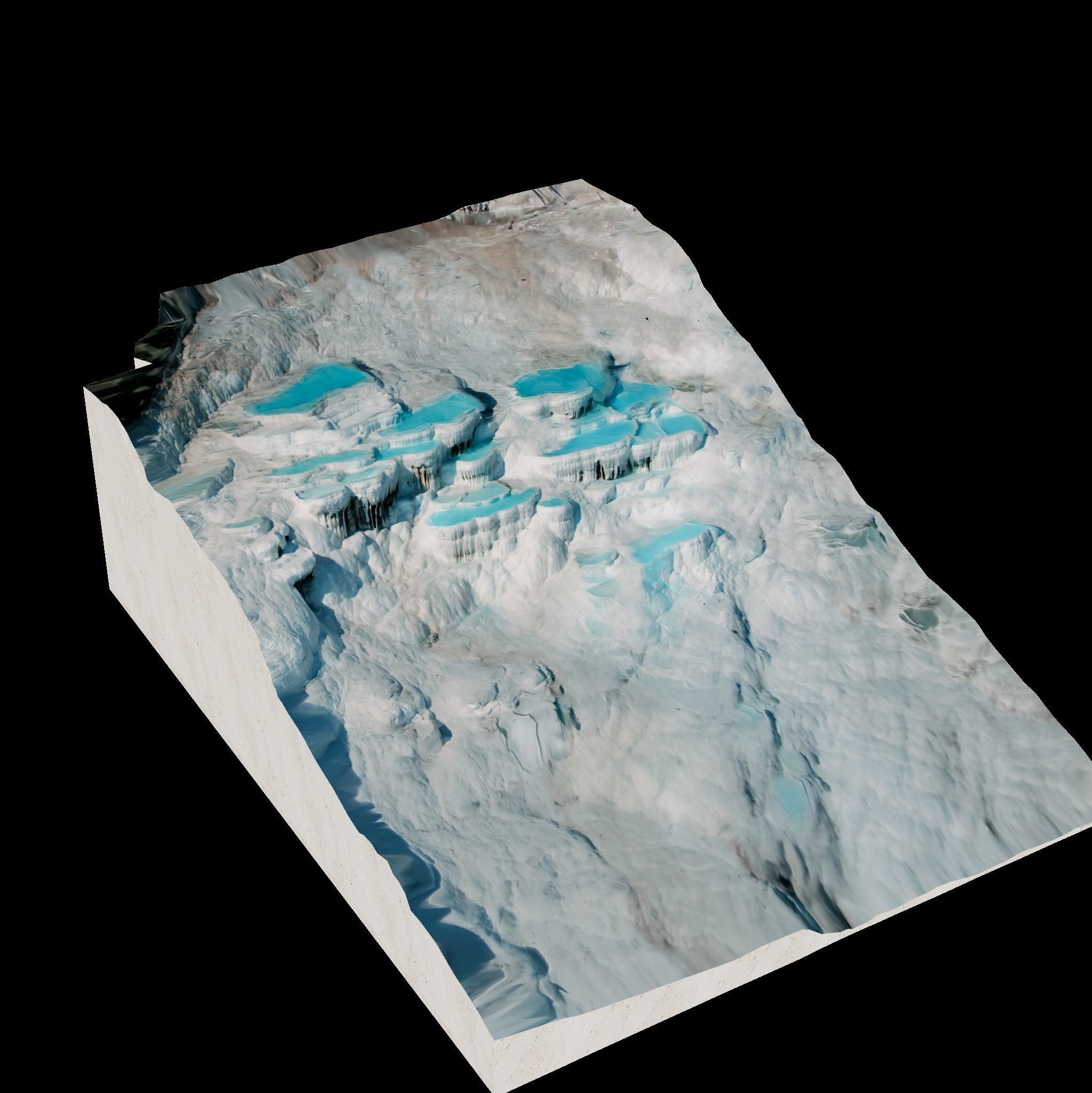 Pamukkale Travertine Terraces in Turkey 3D model | CGTrader