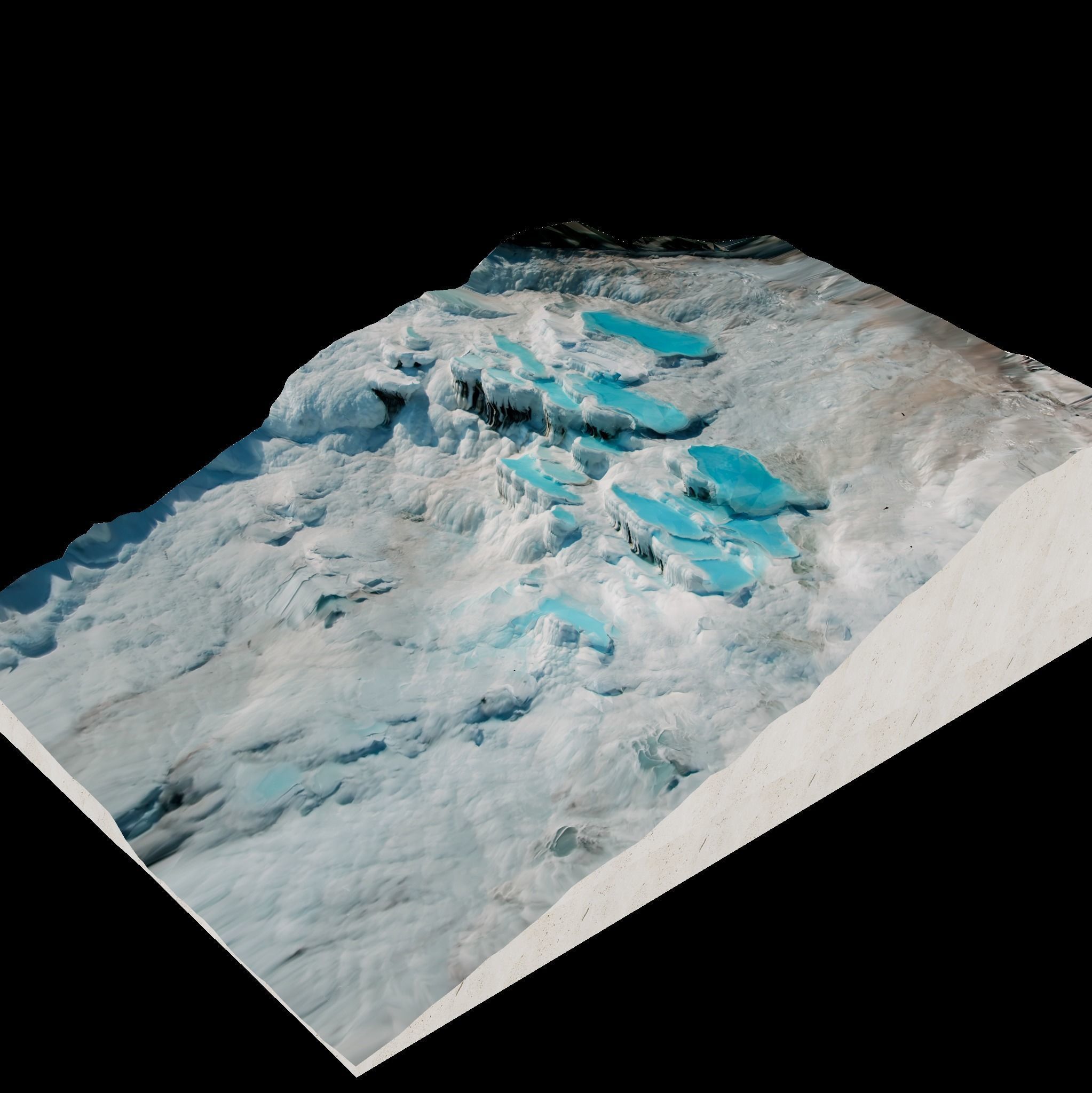 Pamukkale Travertine Terraces in Turkey 3D model | CGTrader