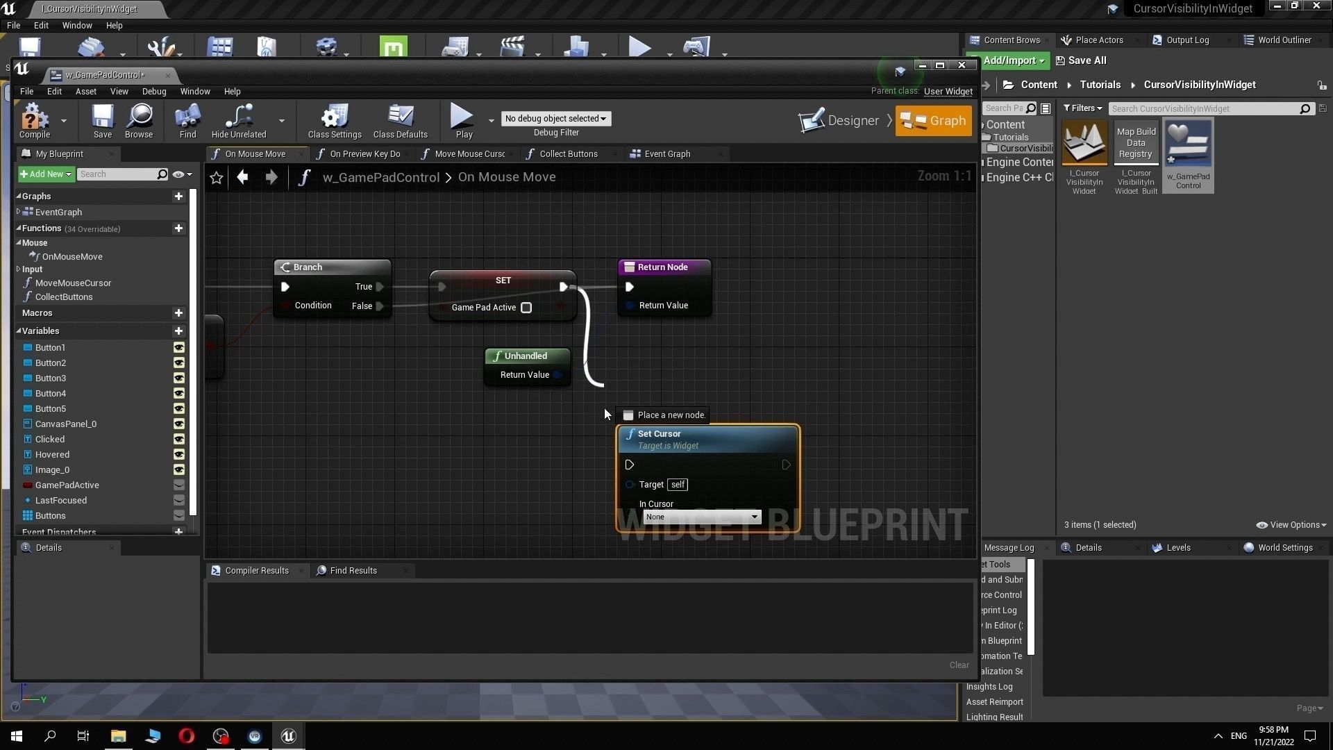 Hide the mouse cursor when using game pad free VR / AR / low-poly 3D ...