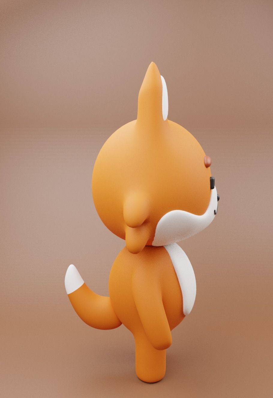 Chibi Fox 3D model | CGTrader