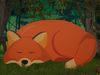 3D model Sleeping Moma Fox 2D Animated VR / AR / low-poly | CGTrader
