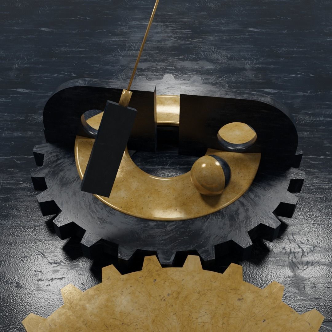 Animated Mechanical gears 3D - realistic FREE free 3D model | CGTrader