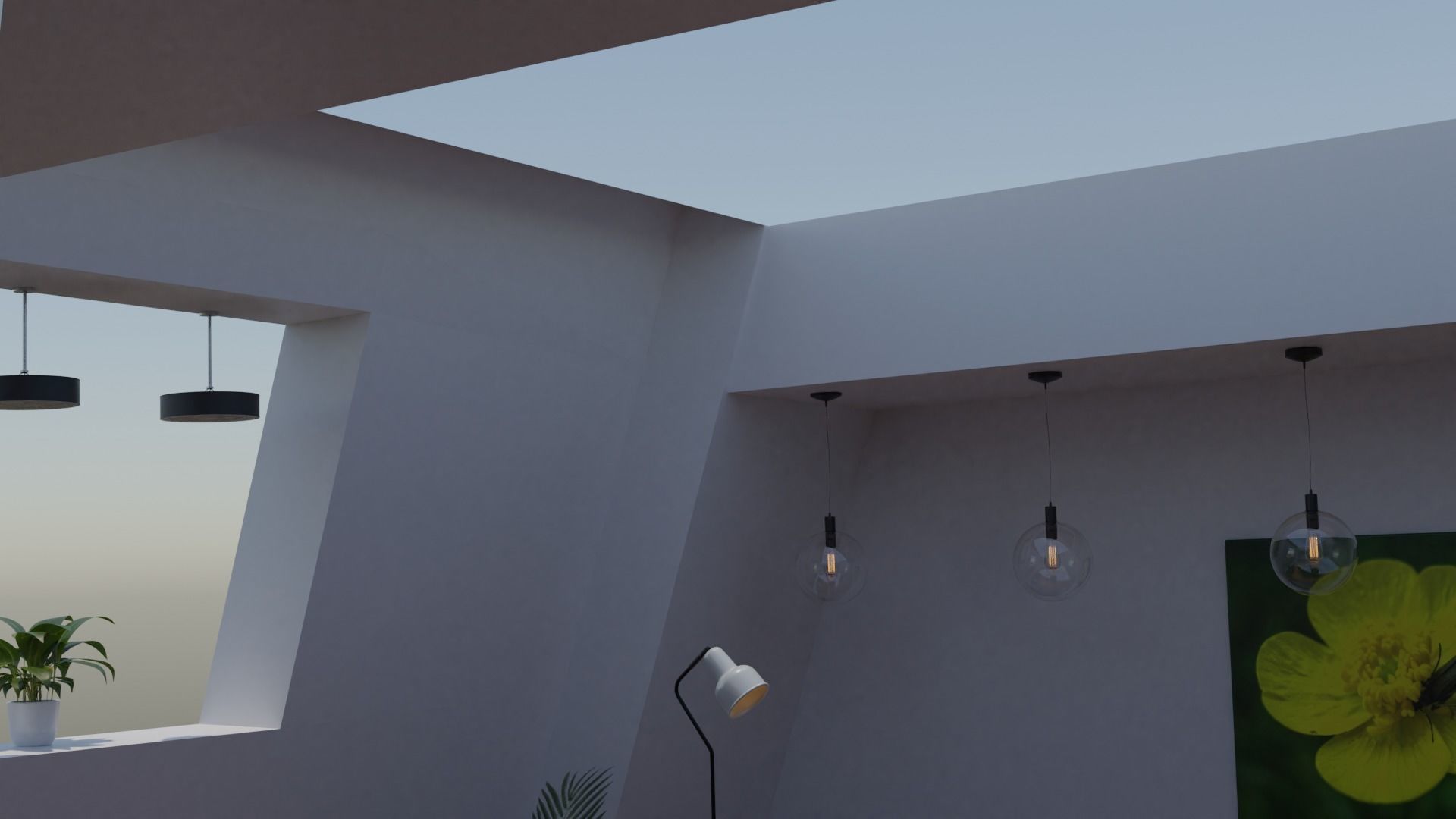 Daylight Interior free 3D model | CGTrader