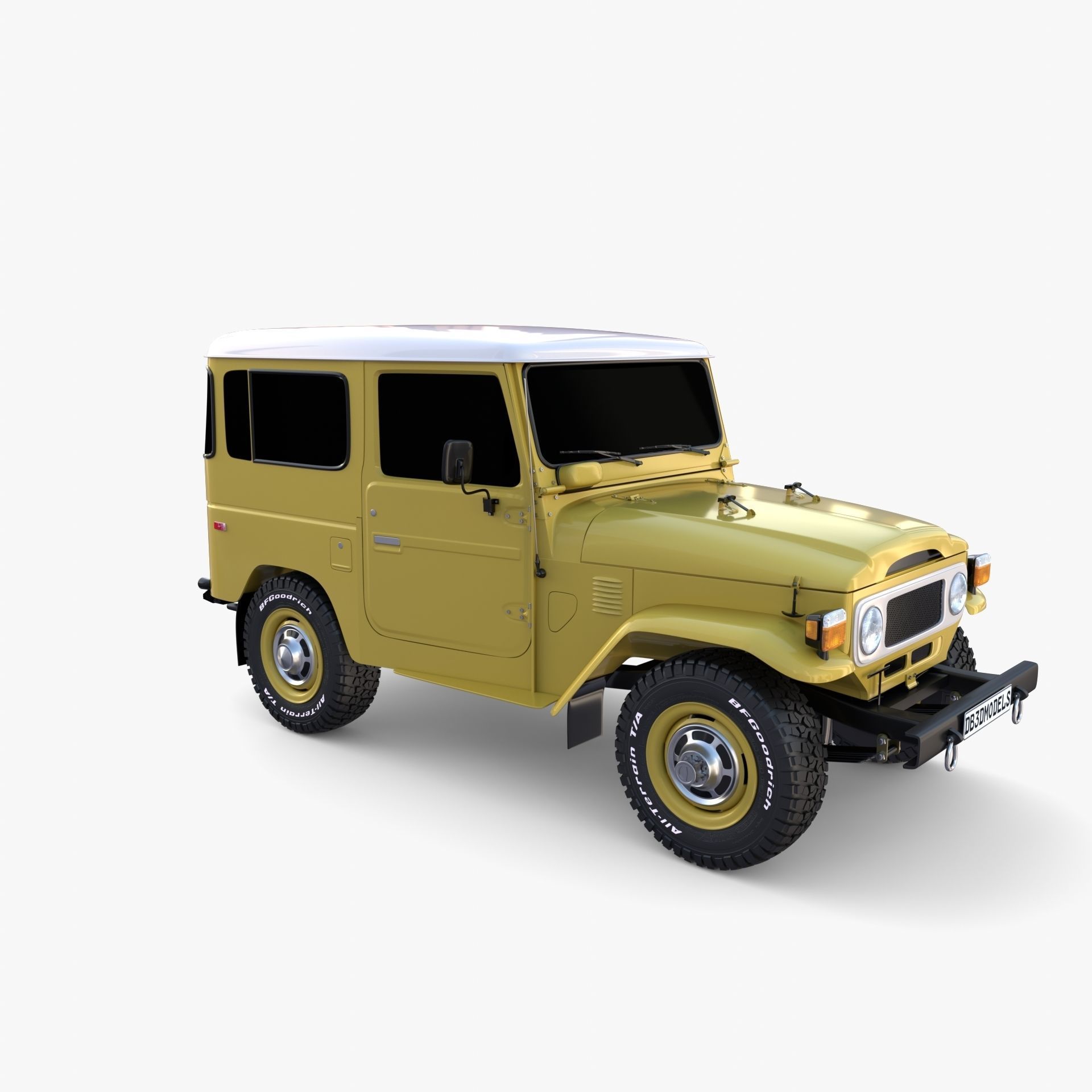 Generic 4x4 car v1 3D model | CGTrader