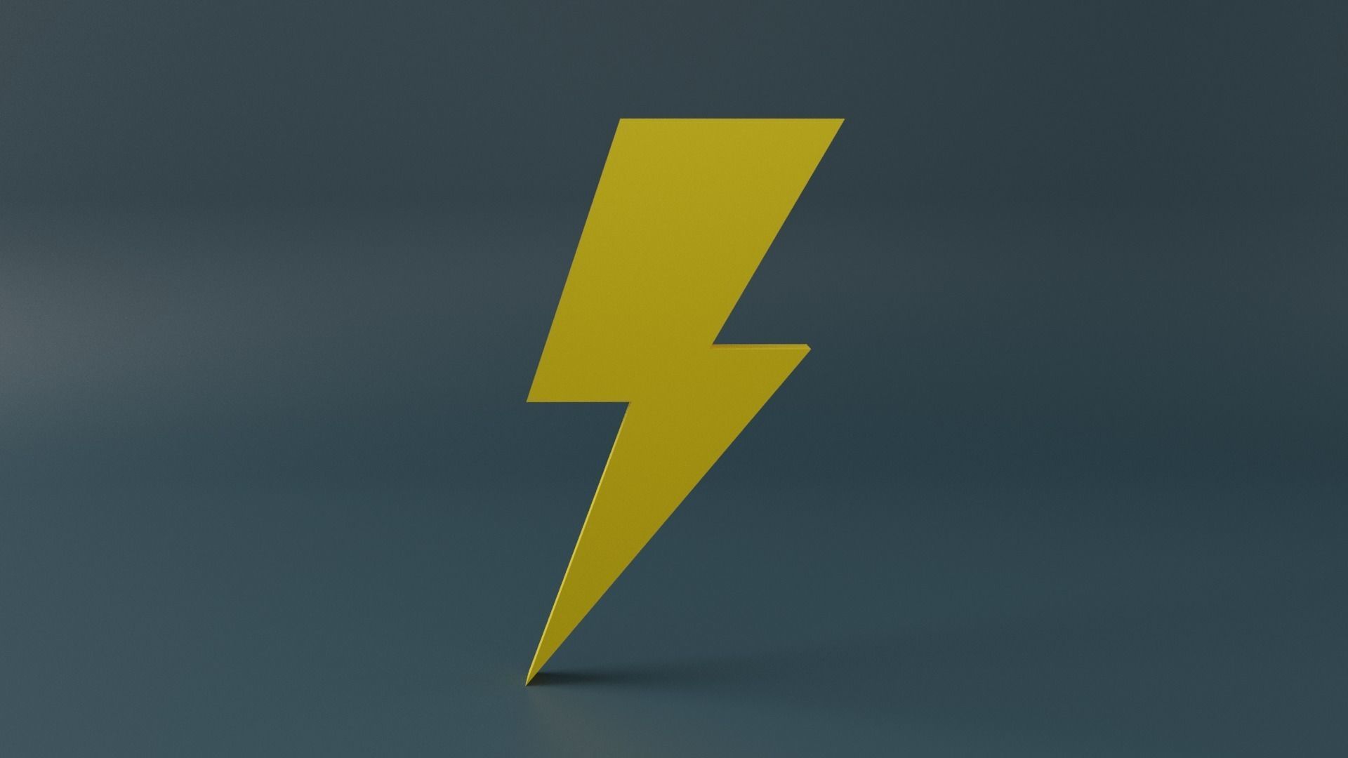 3D model Lightning Icon VR / AR / low-poly | CGTrader