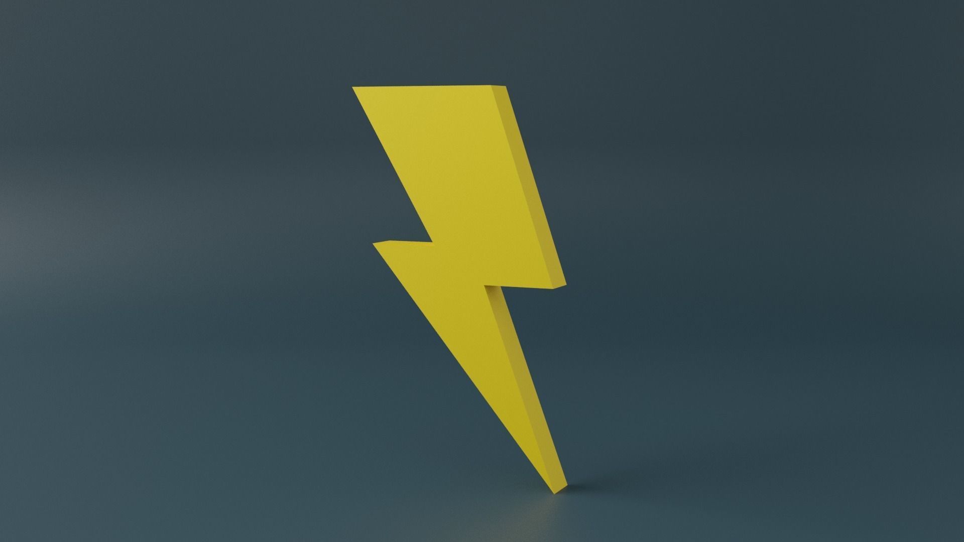 3D model Lightning Icon VR / AR / low-poly | CGTrader