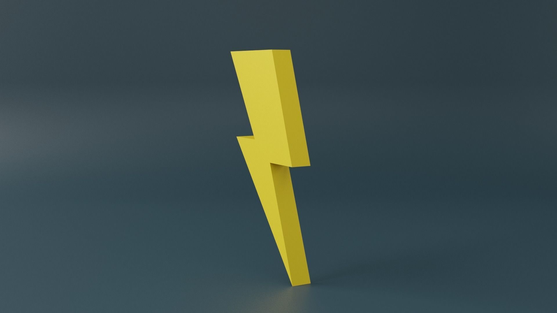 3D model Lightning Icon VR / AR / low-poly | CGTrader