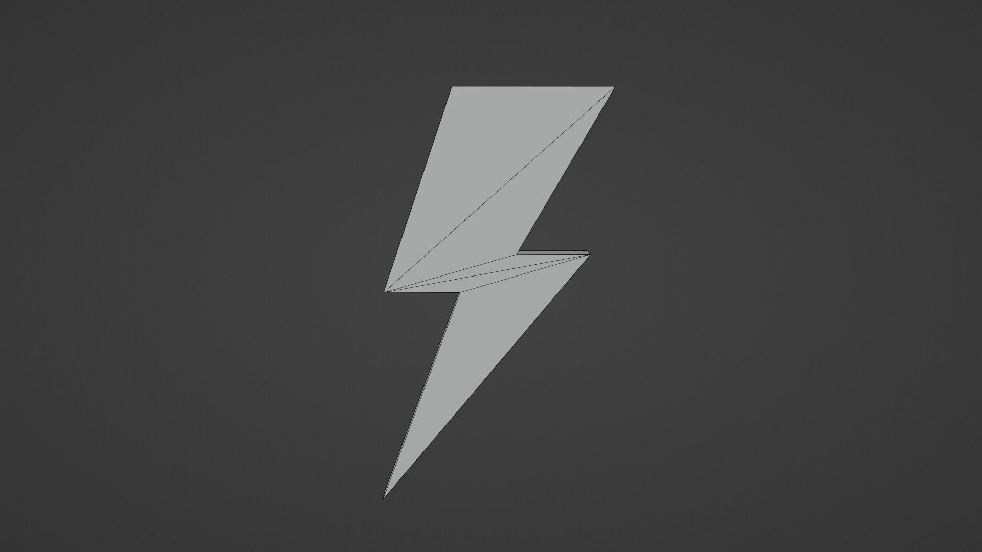 3D model Lightning Icon VR / AR / low-poly | CGTrader