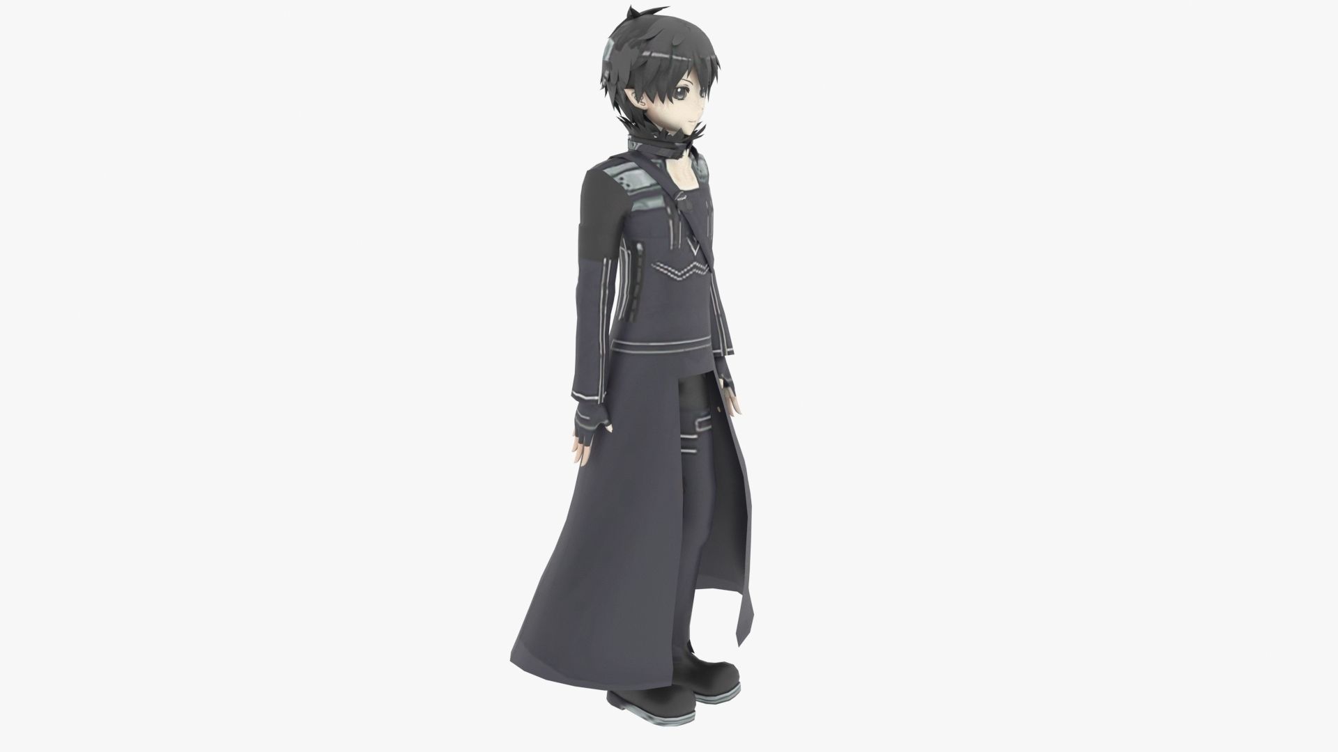Kirito - Sword Art Online free 3D model | CGTrader