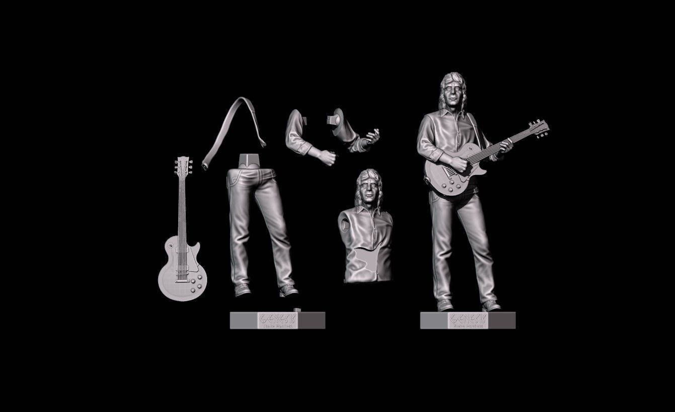 Steve Hackett GENESIS - 3Dprinting 3D model 3D printable | CGTrader
