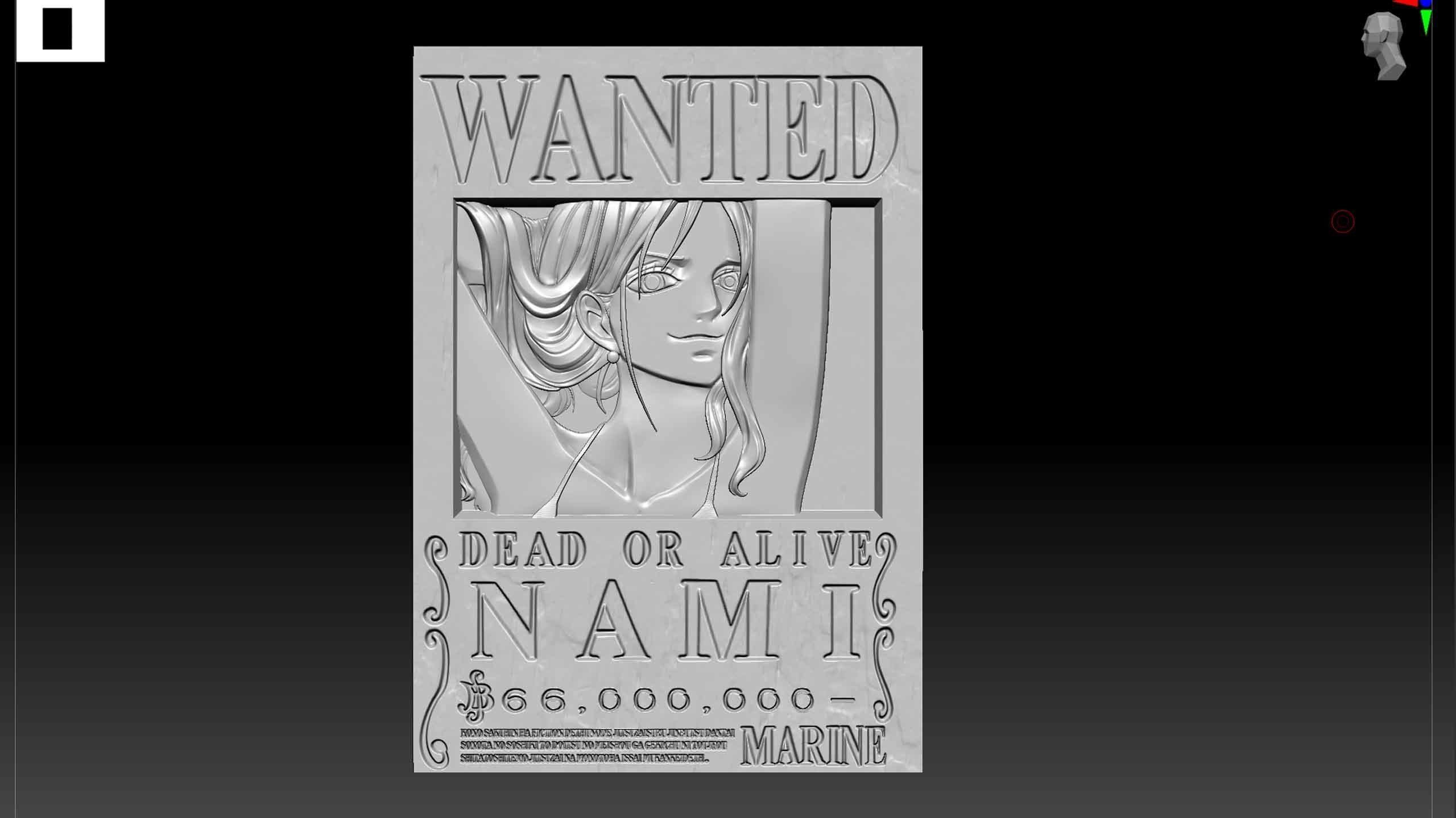 One Piece Bounty Poster 3D model | CGTrader