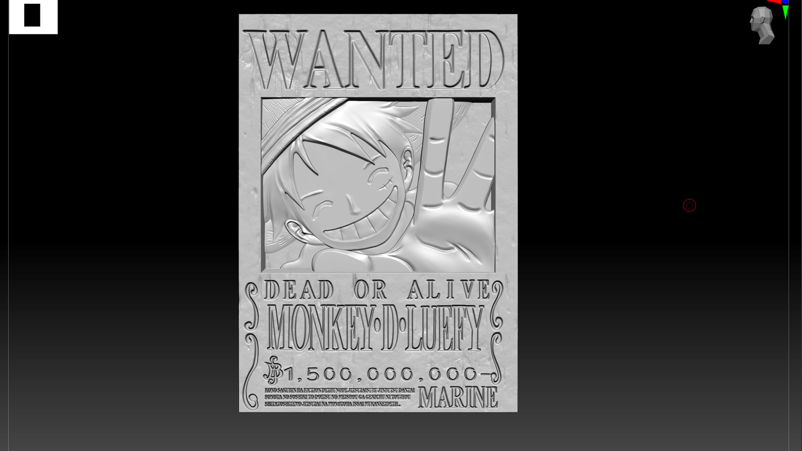 One Piece Bounty Poster 3D model | CGTrader