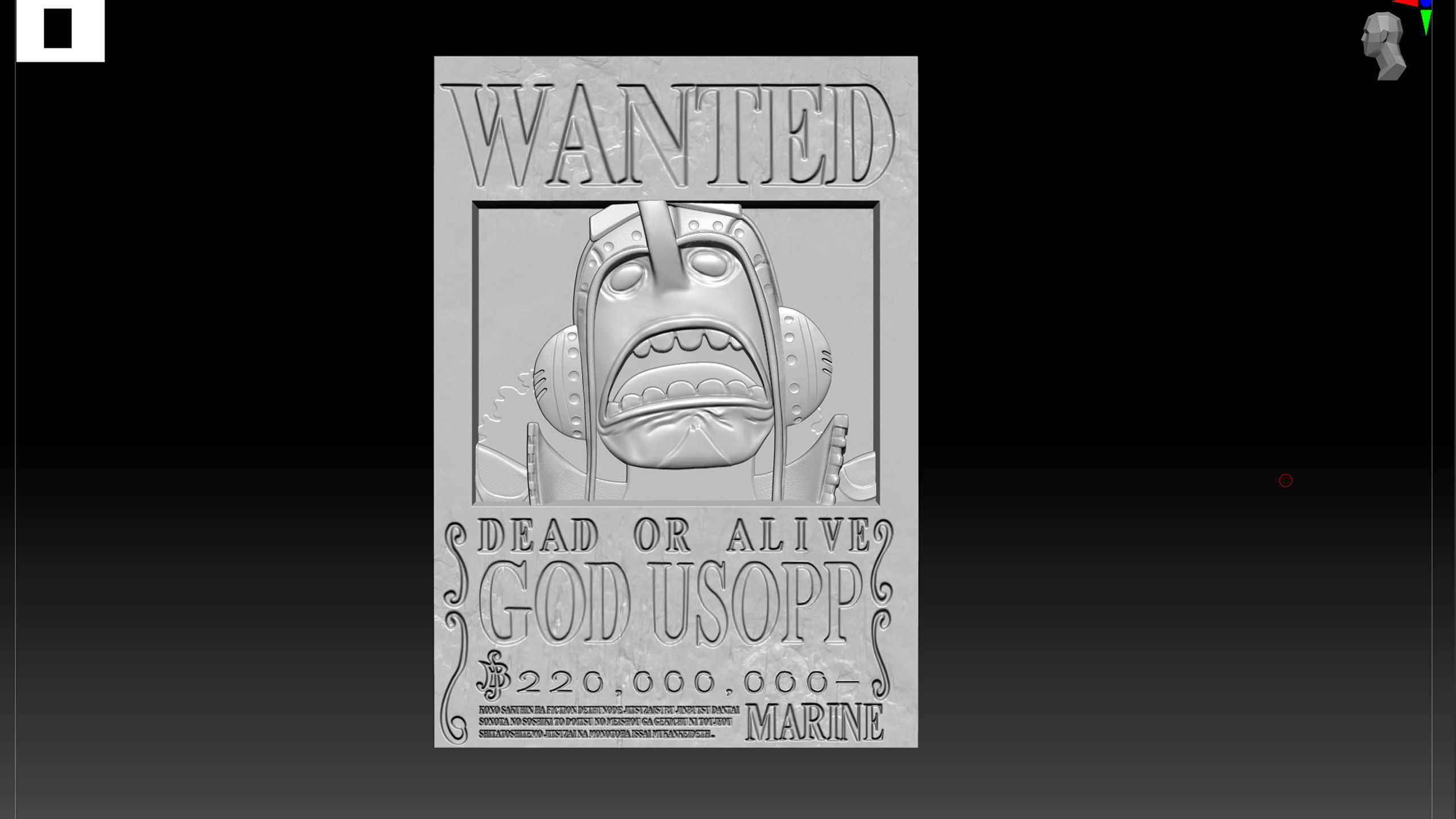 One Piece Bounty Poster 3D model | CGTrader