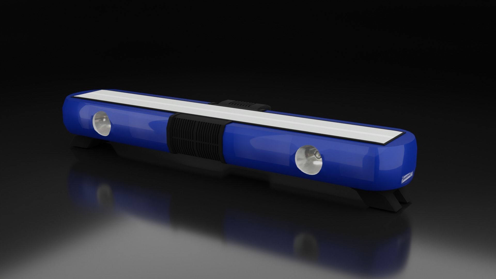 3D model Federal Signal Vama P9000 Lightbar VR / AR / low-poly | CGTrader