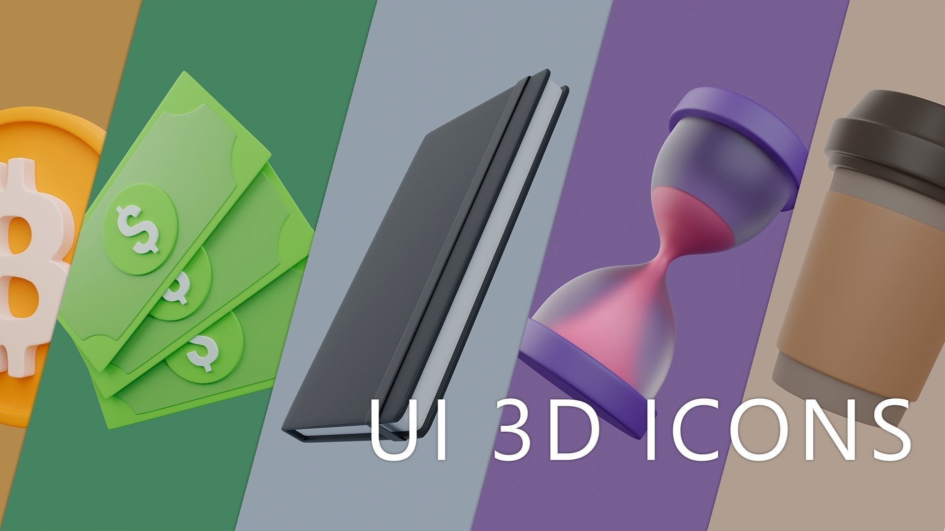 UI 3D Icons free 3D model | CGTrader
