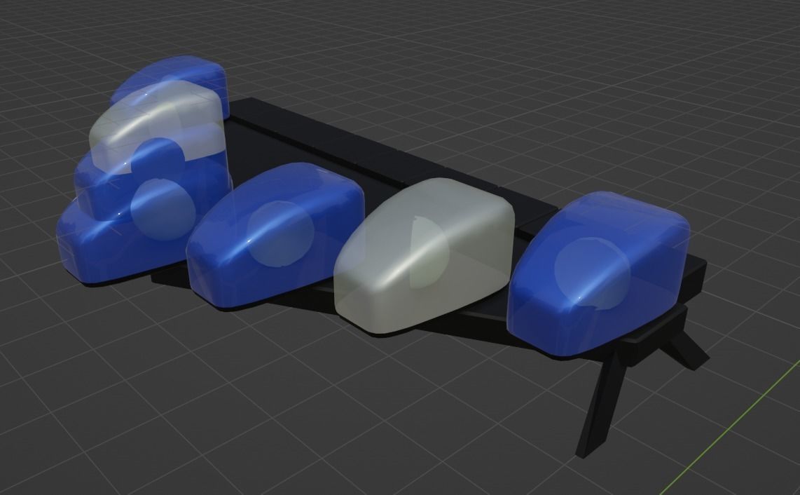 3D model Federal Signal Vector Lightbar VR / AR / low-poly | CGTrader