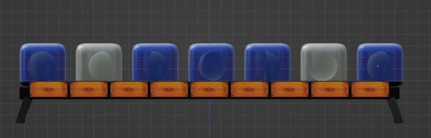 3D model Federal Signal Vector Lightbar VR / AR / low-poly | CGTrader