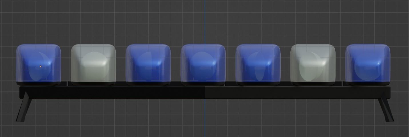 3D model Federal Signal Vector Lightbar VR / AR / low-poly | CGTrader